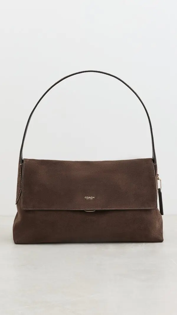 COACH Suede Chelsea Shoulder Bag 36