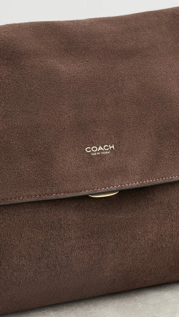 COACH Suede Chelsea Shoulder Bag 36