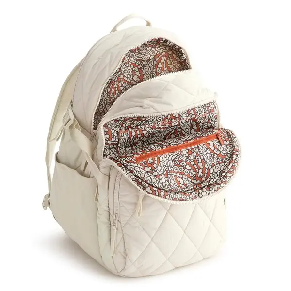 VERA BRADLEY Xl Clarion Backpack In Pumice Stone
