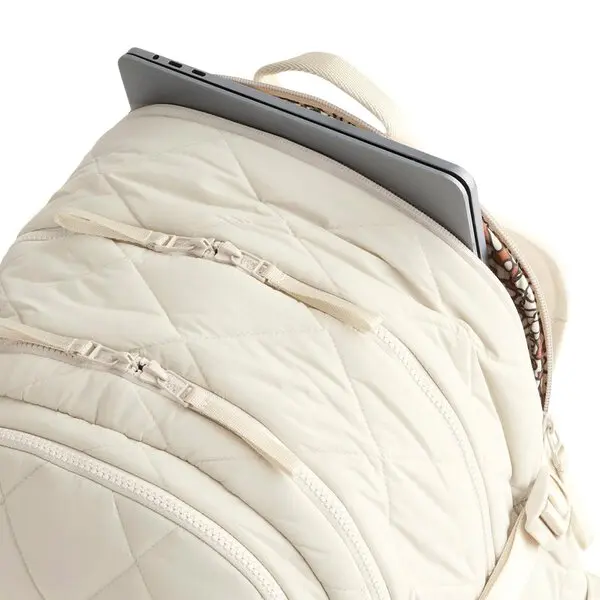 VERA BRADLEY Xl Clarion Backpack In Pumice Stone