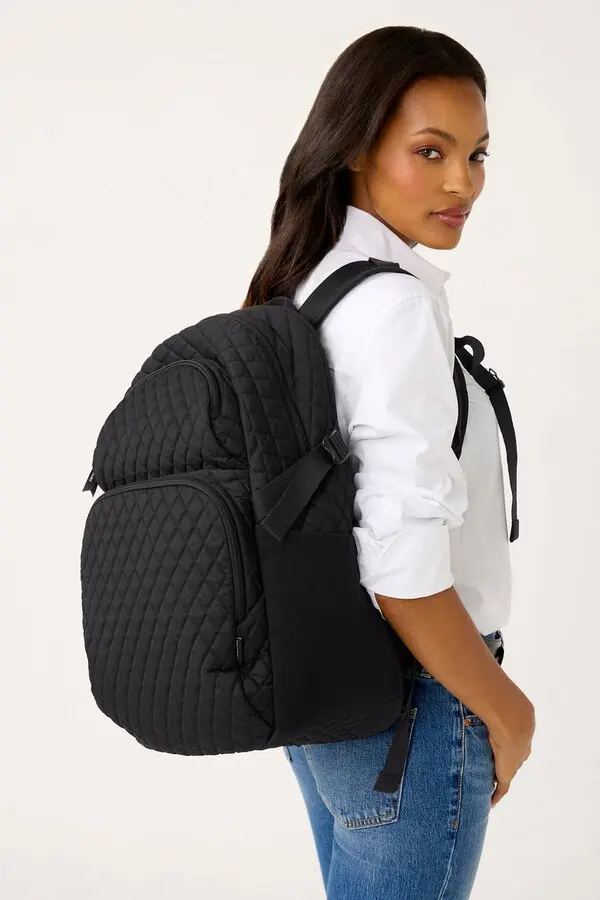 VERA BRADLEY Large Clarion Backpack In Moonless Night