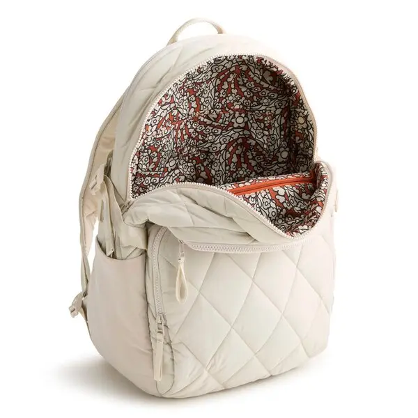 VERA BRADLEY Large Clarion Backpack In Pumice Stone