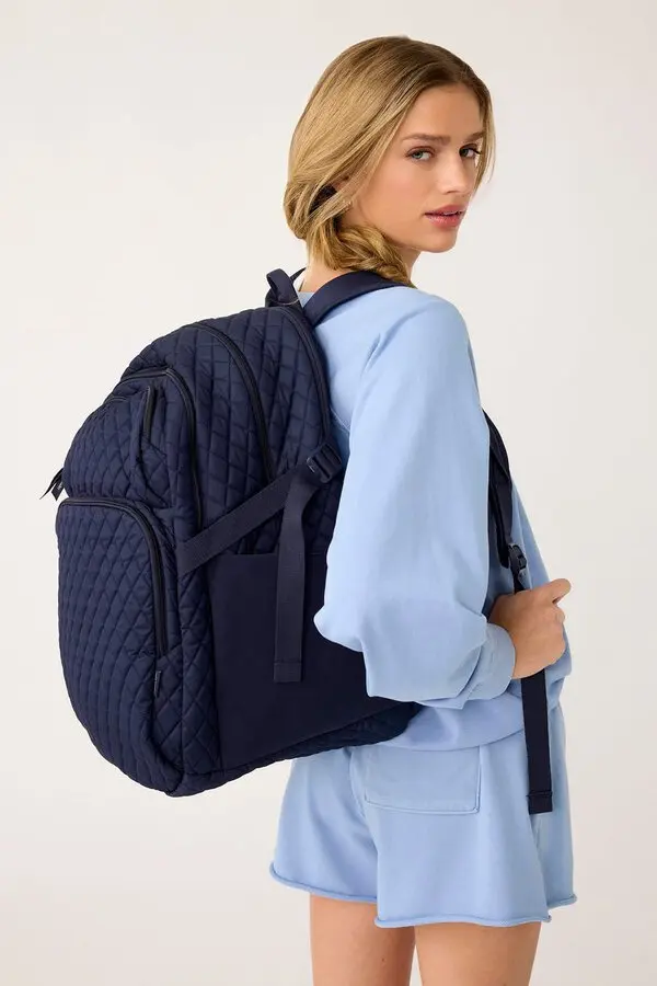 VERA BRADLEY Xl Clarion Backpack In Peacoat