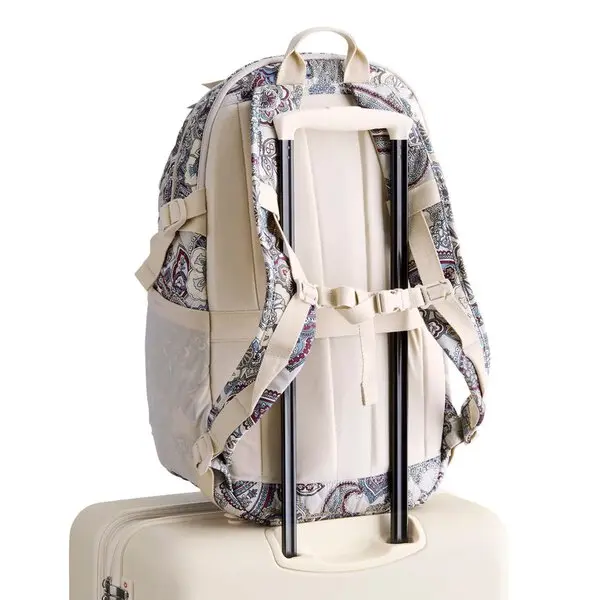 VERA BRADLEY Large Clarion Backpack In Neutral Rhapsody