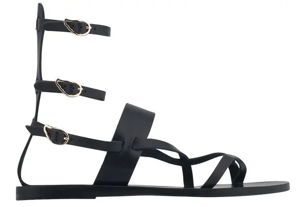 ANCIENT GREEK SANDALS Alethea Mid - Black