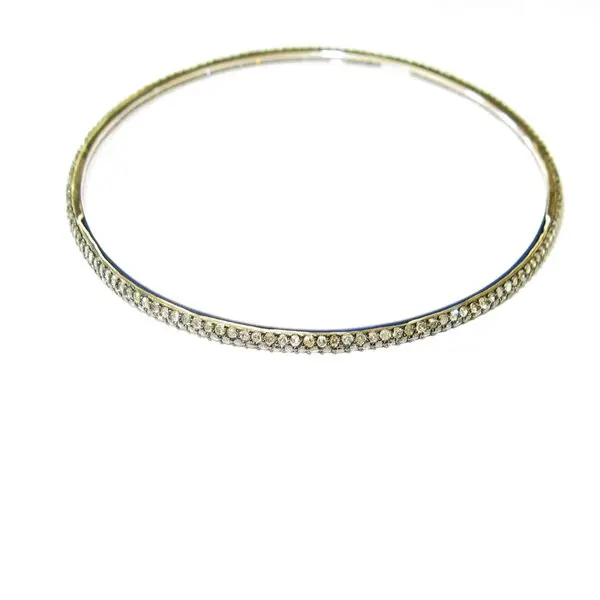ARTISAN Diamond Tennis Bangle Bracelet In 14k Gold