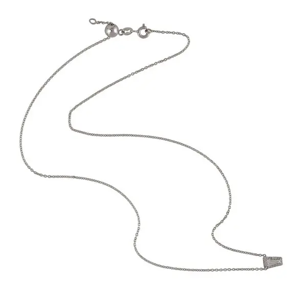 ARTISAN Diamond Solitaire Pendant Necklace In 18k Gold