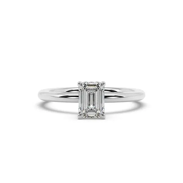 ARTISAN 14k Gold Cocktail Ring With Baguette Lab-grown Diamond