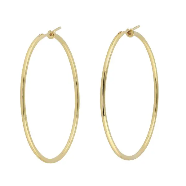 ARTISAN Classic Hoop Earrings In 18k Yellow