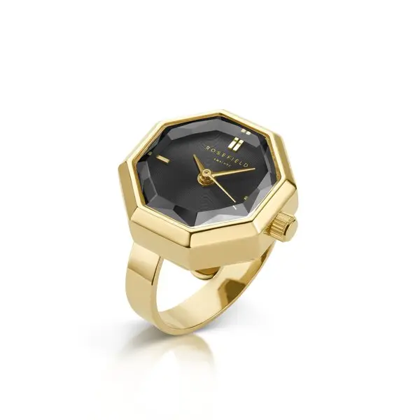 ROSEFIELD Studio Ring Watch Gold Plated