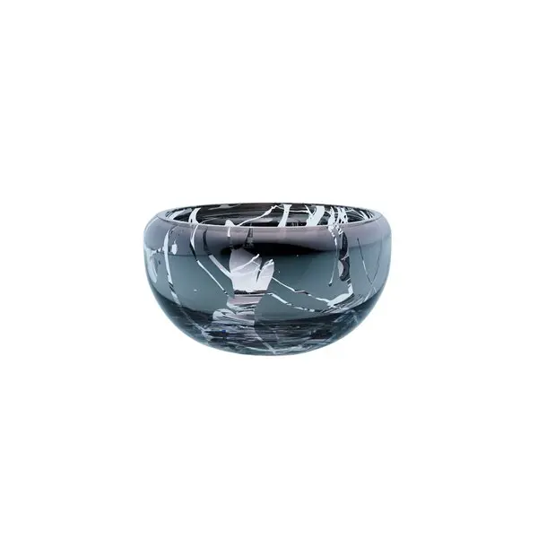 AN&ANGEL Deco Round Splashed Navy Bowl