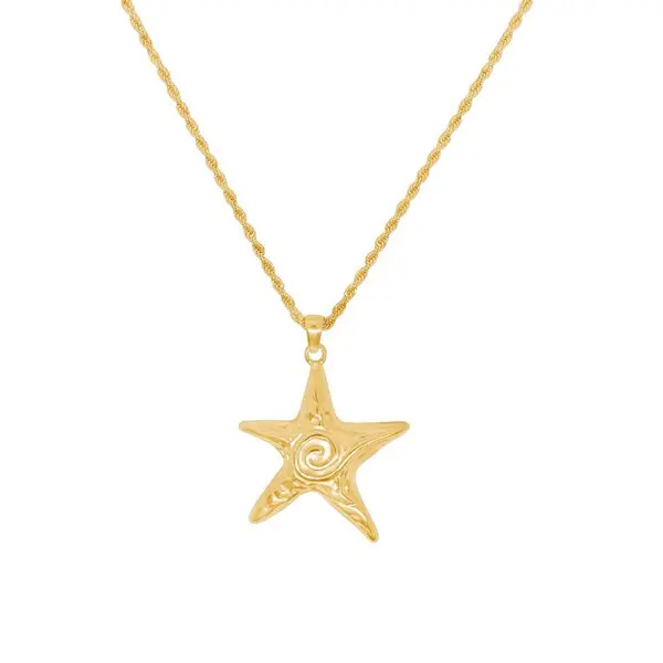 GLASSTYK Starfish Pendant Necklace