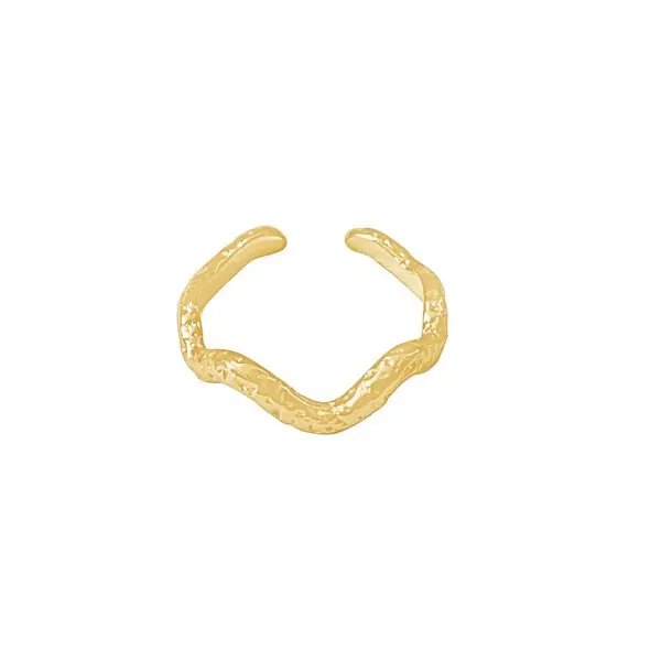 GLASSTYK Wave Ring