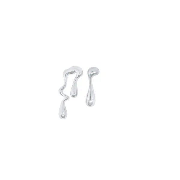 GLASSTYK Summer Rain Earring Stainless Steel - Silver