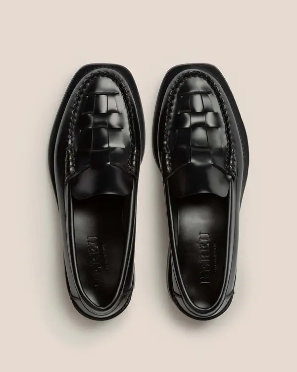 Hereu Nombela Woven-designed Slip-on Loafers