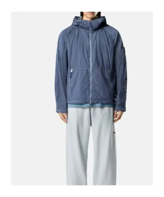 Stone Island Hooded Jacket With Light Water And Wind Resistance