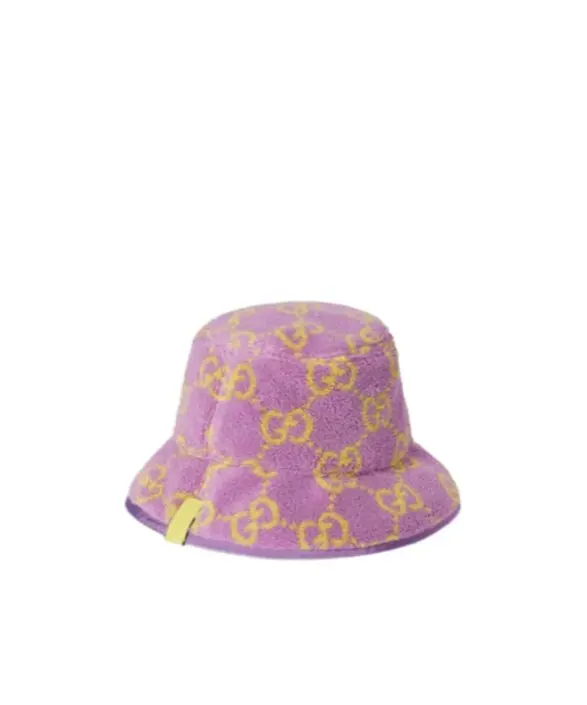 Gucci Gg Jacquard Fisherman Hat