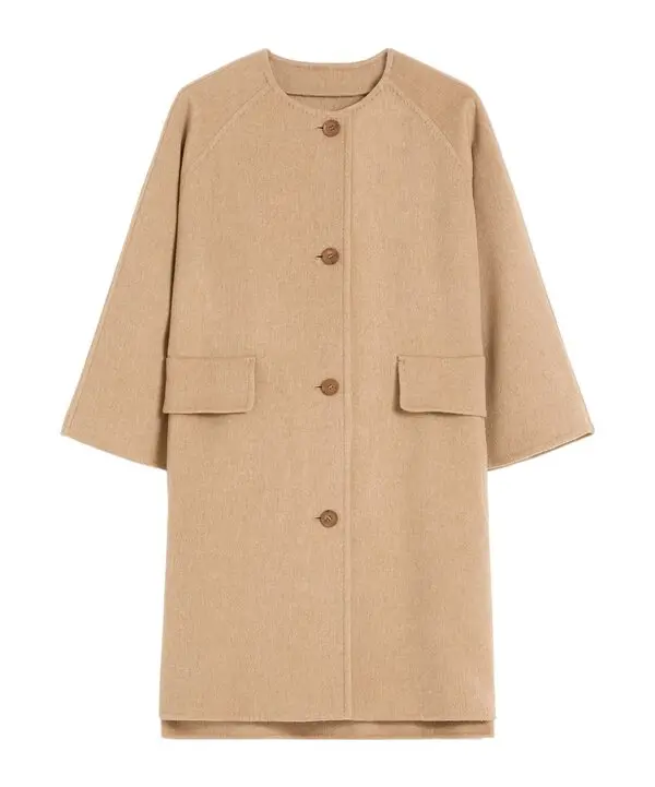 Max Mara Single Breasted Coat - Hazelnut
