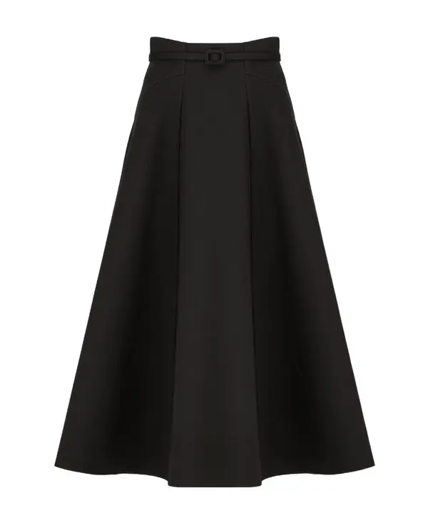 Dior Midi Skirt With Pleated Details