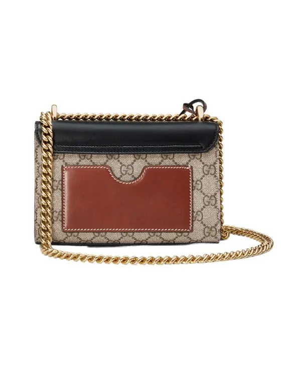 Gucci Padlock Gg Supreme Shoulder Bag - Brown