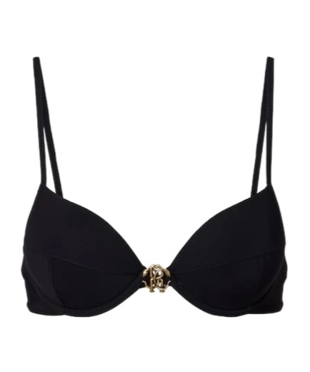 Roberto Cavalli Logo Bikini Top