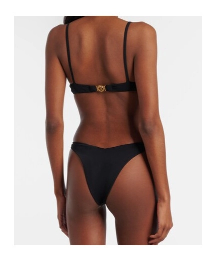 Roberto Cavalli Logo Bikini Top