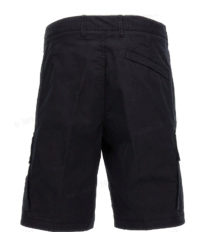 Stone Island Compass-patch Knee-length Cargo Shorts