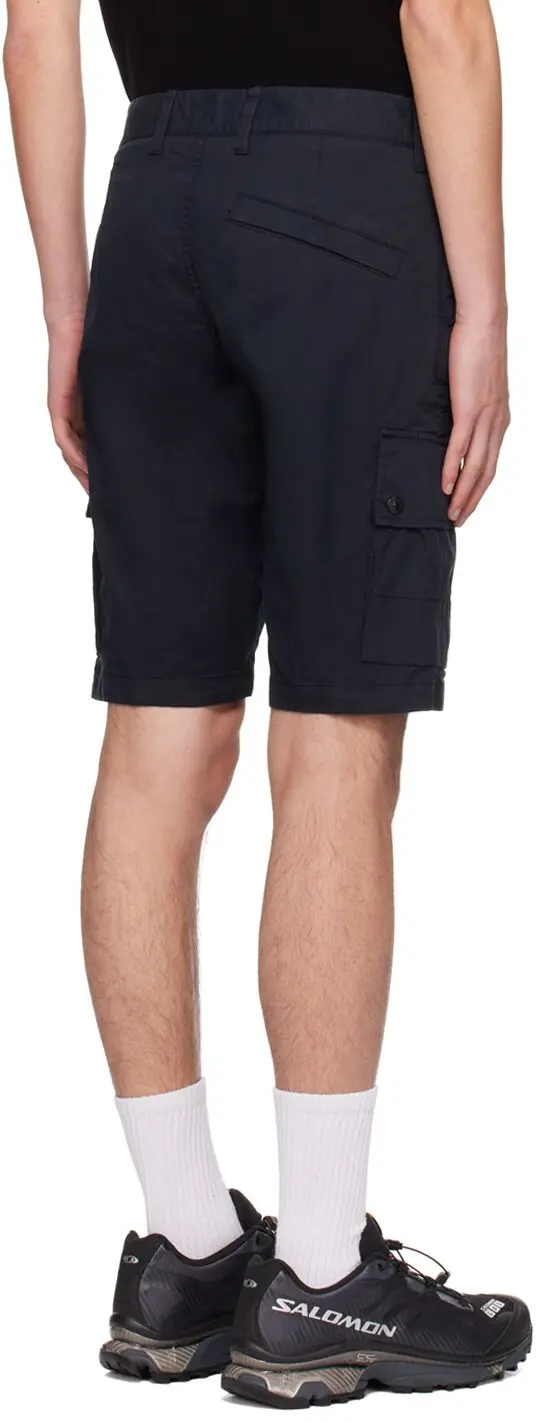 Stone Island Compass-patch Knee-length Cargo Shorts