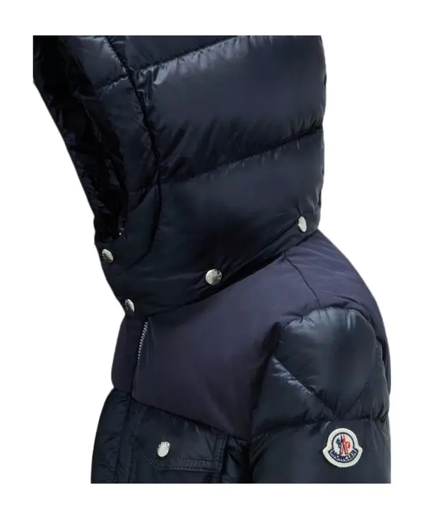 Moncler Eduard Padded Hooded Jacket With Logo Patch