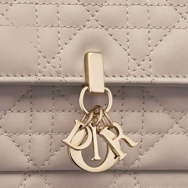 Dior Quilted Pouch With Chain