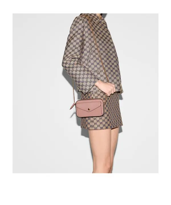 Gucci Gg Supreme Mini Crossbody Bag