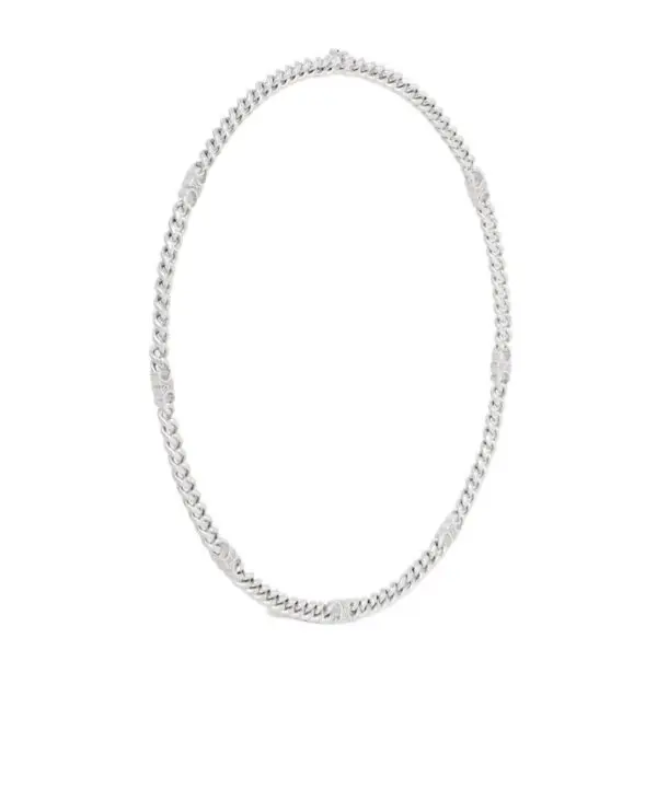 Celine Triomphe Small Gourmette Necklace