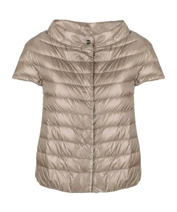 Herno Short-sleeved Vest - Nude