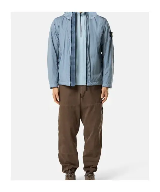 Stone Island Loose-fit Cargo Trousers With Elasticated Waistband