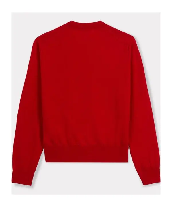 Kenzo Boke Flower' Embroidered Cardigan In Merino Wool
