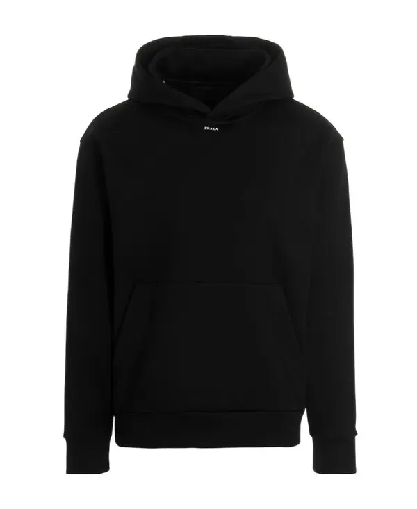 Prada Logo Printed Long-sleeved Hoodie