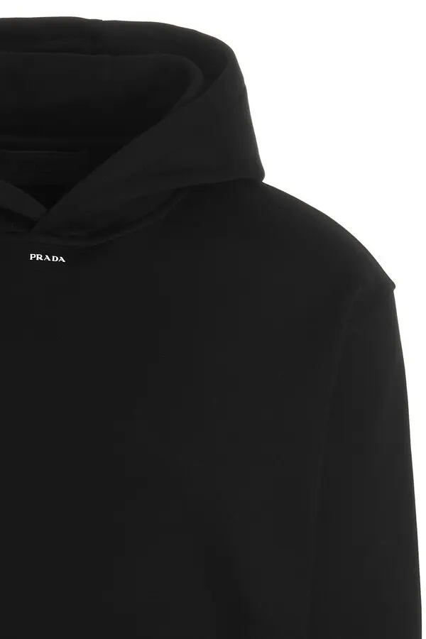 Prada Logo Printed Long-sleeved Hoodie
