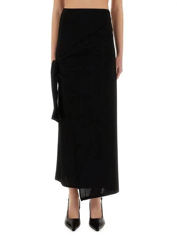Paloma Wool Gilma Wrap Detailed Long Skirt