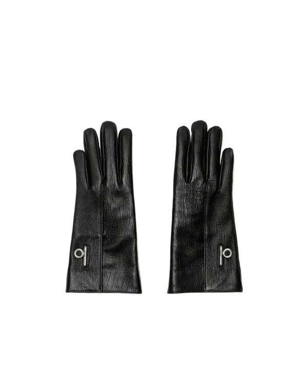 Burberry Leather Gloves - Black
