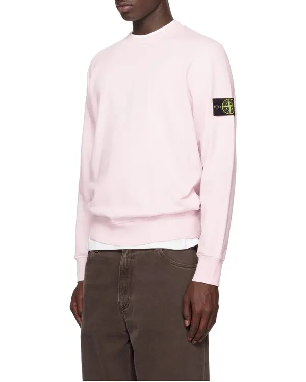 Stone Island Logo Patch Crewneck Sweatshirt
