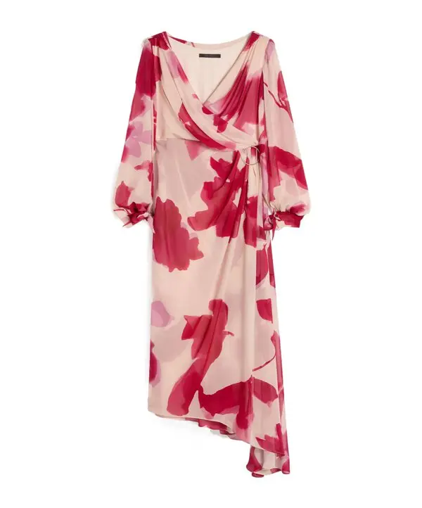 Max Mara Printed Georgette Dress