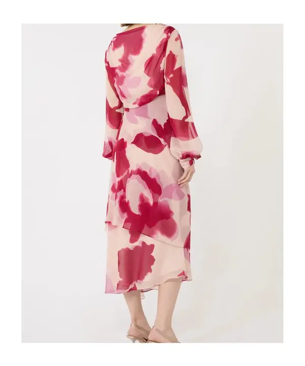 Max Mara Printed Georgette Dress