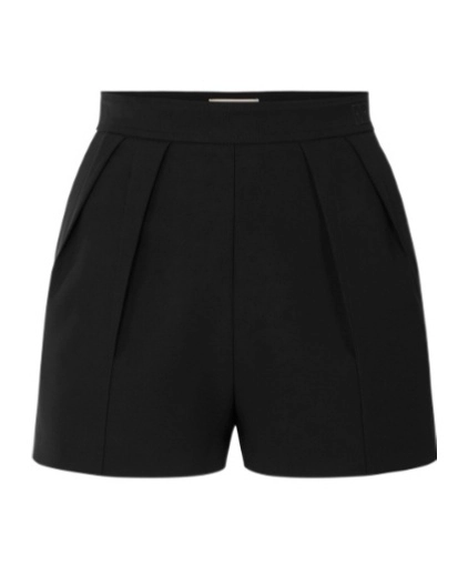 Elisabetta Franchi Pleated Crêpe Shorts
