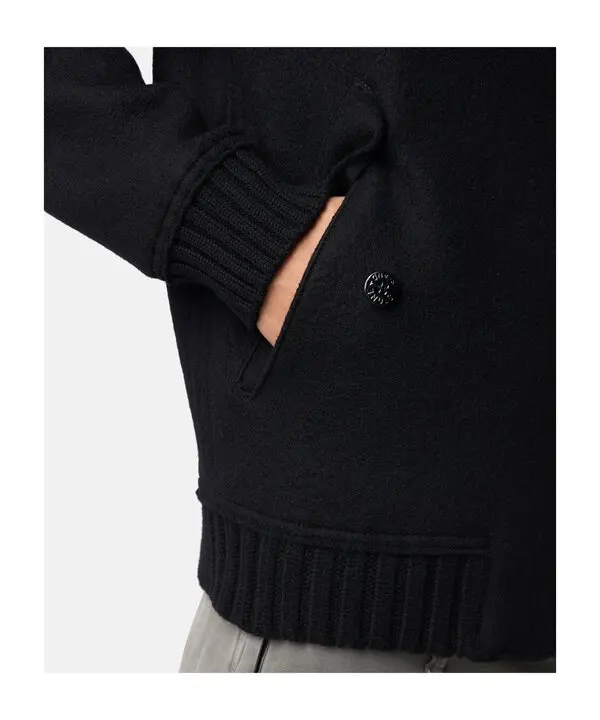 Stone Island Logo Patch Zip-up Jacket