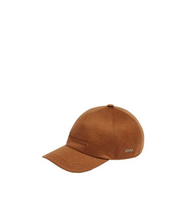 Zegna Logo Detailed Baseball Cap
