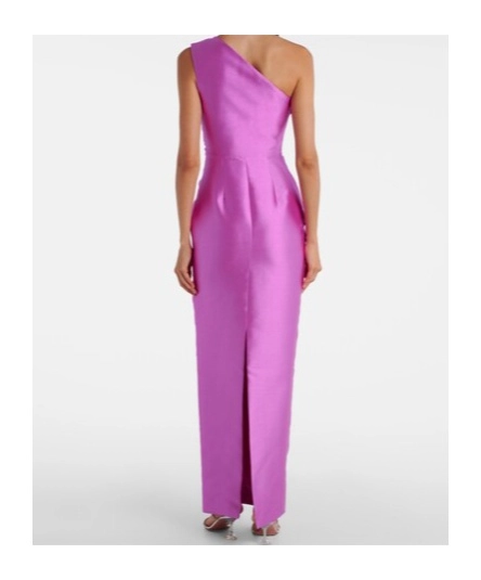 Solace Kira Draped Satin Gown