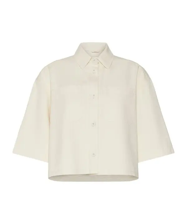Max Mara Terra Cropped Shirt Jacket