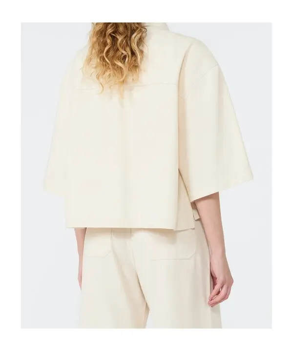 Max Mara Terra Cropped Shirt Jacket