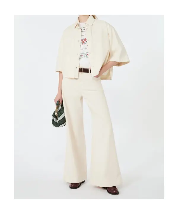 Max Mara Terra Cropped Shirt Jacket