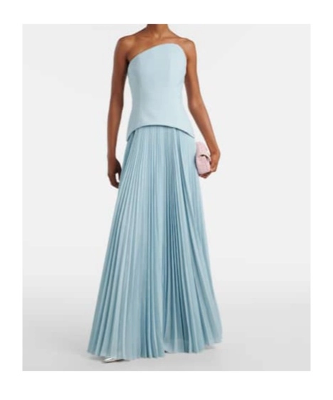 Solace Britt Pleated Gown